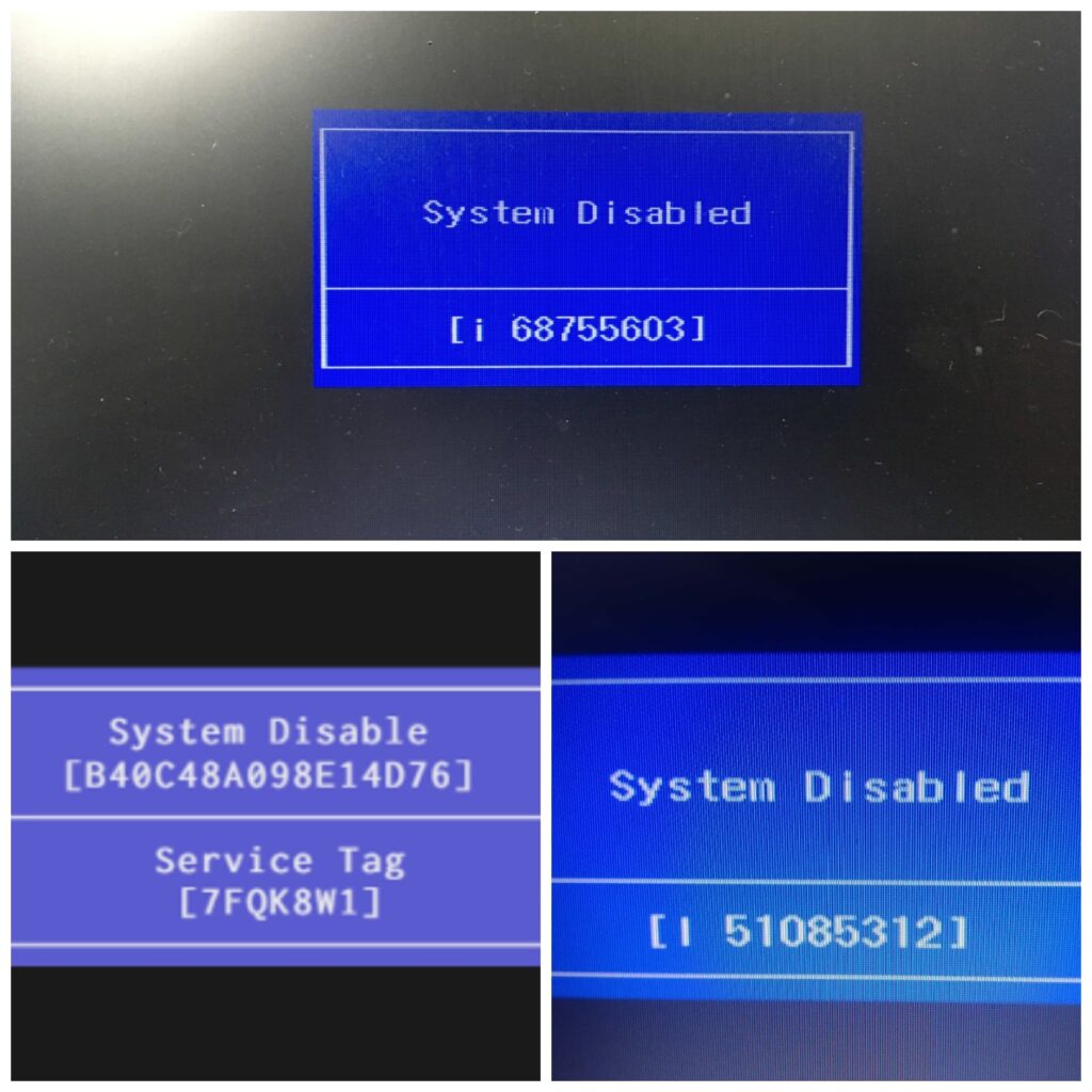 Сбросить пароль bios на ноутбуке [System Disable(d)]
